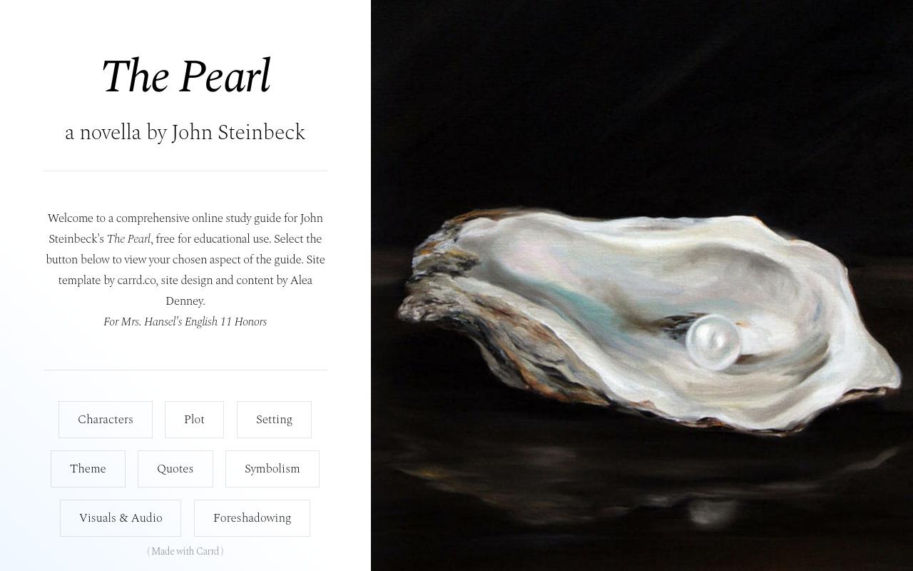 The Pearl by John Steinbeck